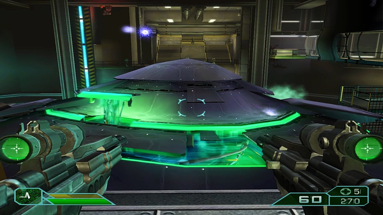 Area 51 (2005 Video Game) PS2 Walkthrough # 11 (Project: Blue Book ...