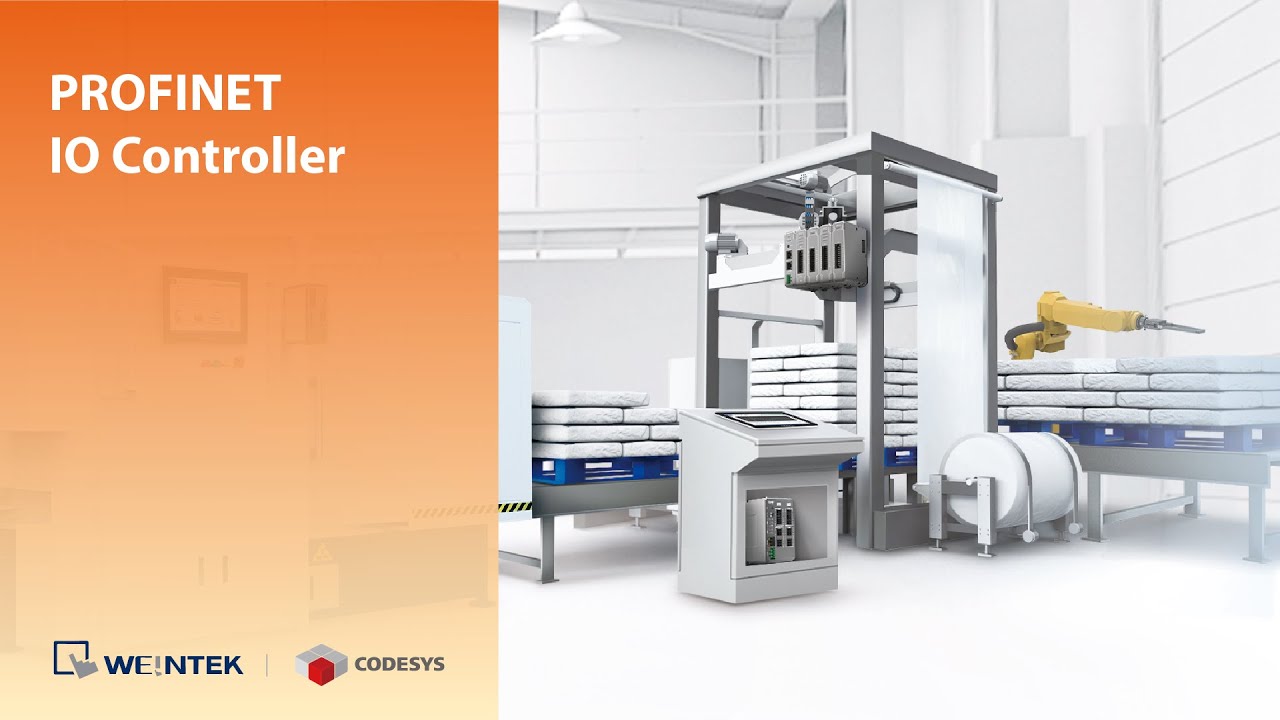 Weintek iR + CODESYS tutorial - 7. PROFINET IO Controller - YouTube