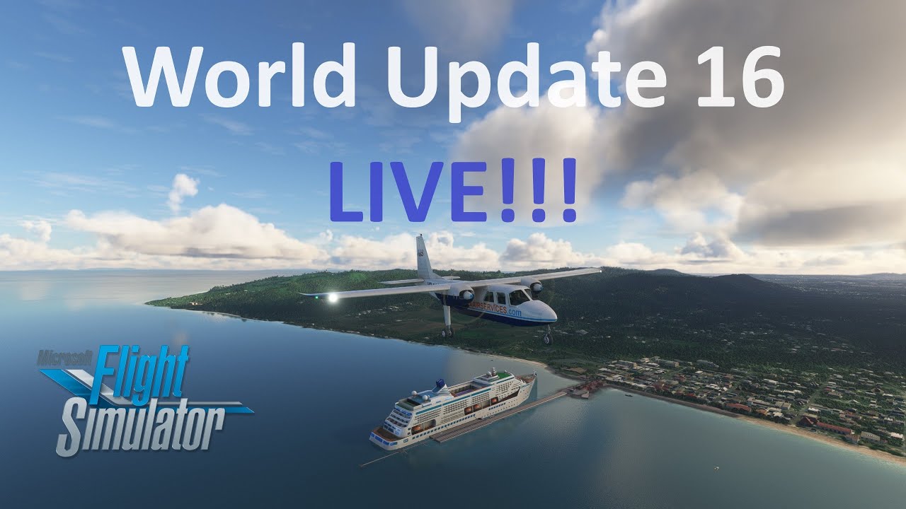 World Update 16 LIVE! Puerto Rico | MSFS 2020 - YouTube
