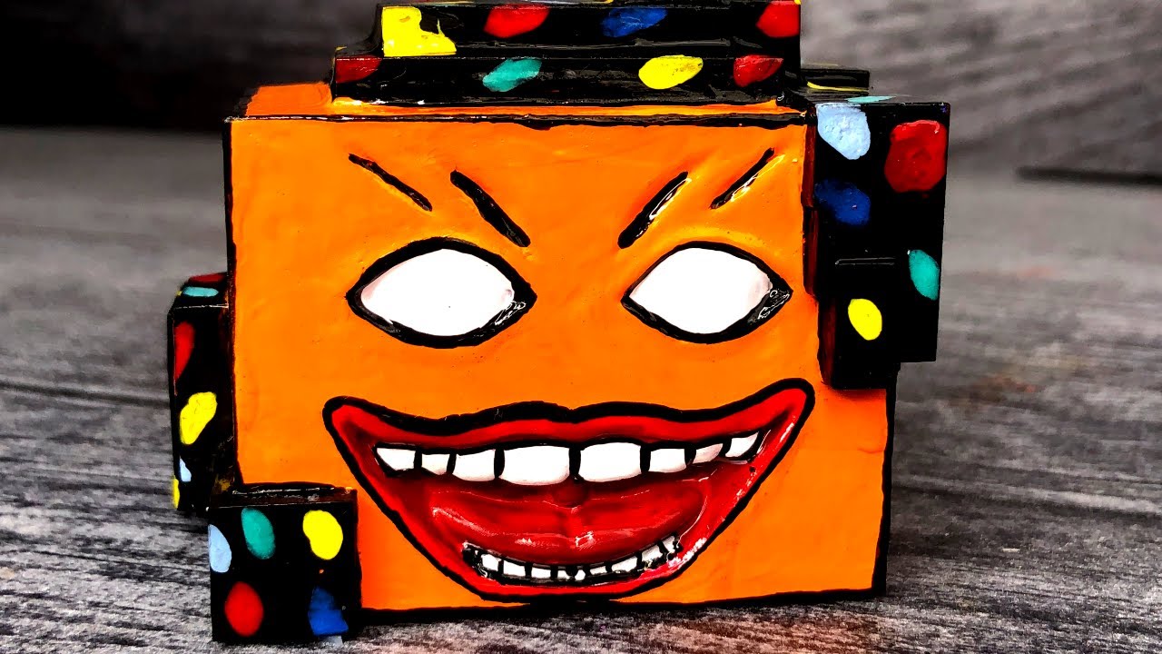 FNF Annoying Orange Slices Sculpture Minecraft - YouTube