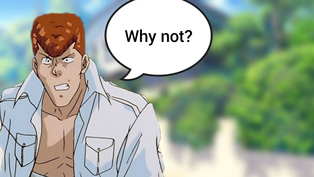 Why don't anime characters do this? - YouTube