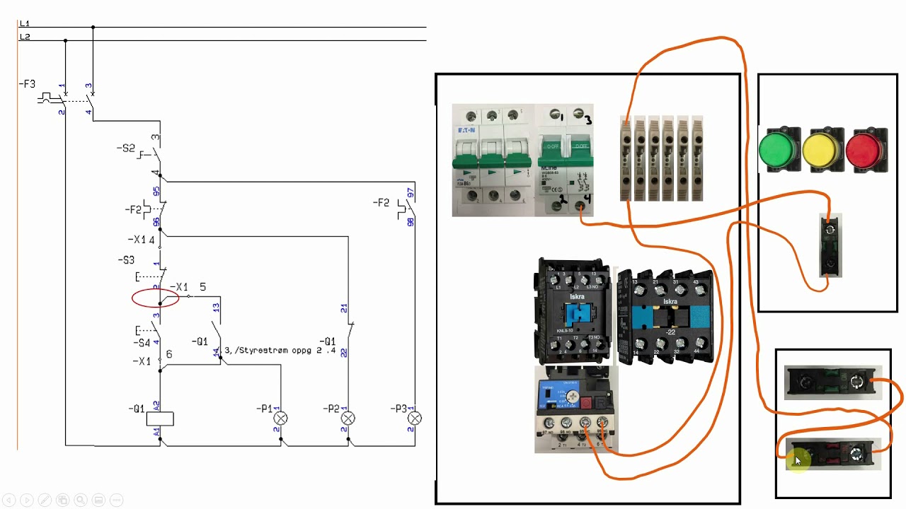 Lær deg å koble etter styrestrømsskjema på 10 minutter - YouTube