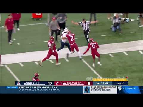 Jaden Hicks (Washington State Safety) vs Arizona 2023 - YouTube