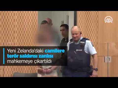 Yeni Zelanda'daki camilere terör saldırısı zanlısı mahkemeye çıkartıldı