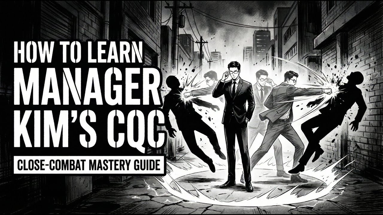 How to Learn Manager Kim’s CQC (Lookism Close-Combat Mastery Guide ...