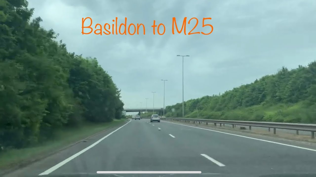 Basildon to M25 via A13 🚙 🛣 - YouTube