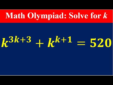 Germany| A Nice Math Olympiad | Exponential Equation - YouTube