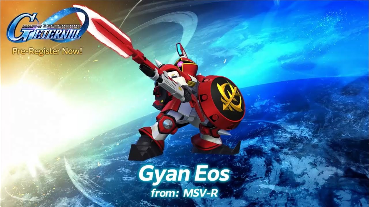 SD Gundam G Generation Eternal Featured MS Showcase - Gyan Eos - YouTube