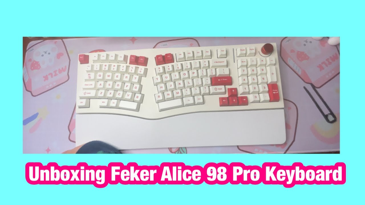 Unboxing Feker Alice 98 Pro Keyboard | Sound Test | Aesthetic Vlog ...