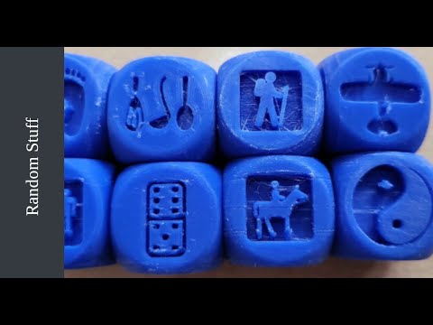 Using 3D printed "Creative Dice" for idea generation - YouTube