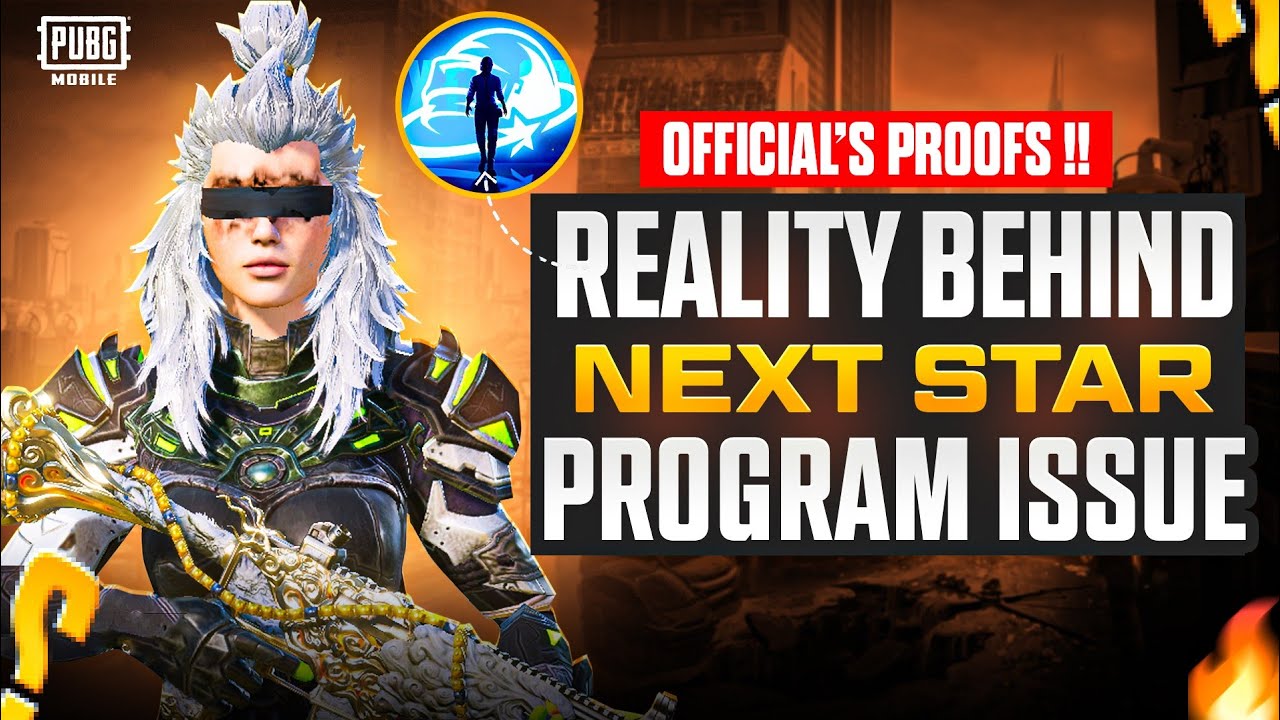 What Happened to the Next Star Program Issue !! All Details and Proofs || PUBGM - YouTube