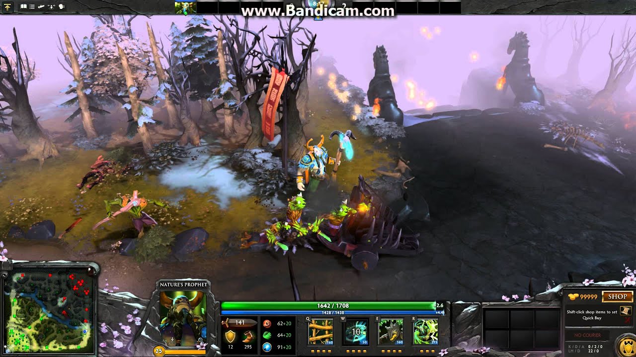 attack animation video ( Kinetic gem ) - Furion dota 2 - YouTube