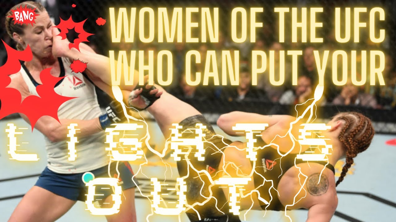 Women of the UFC KO / TKO finishes RESPECT to the women who can put ...