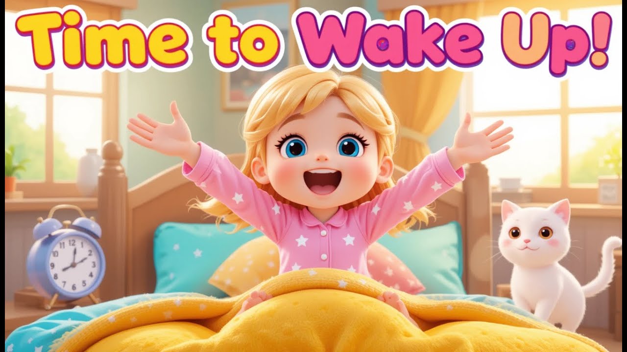 Time to Wake Up! | Nursery Kids Song - Fun Morning Song for Kids - YouTube