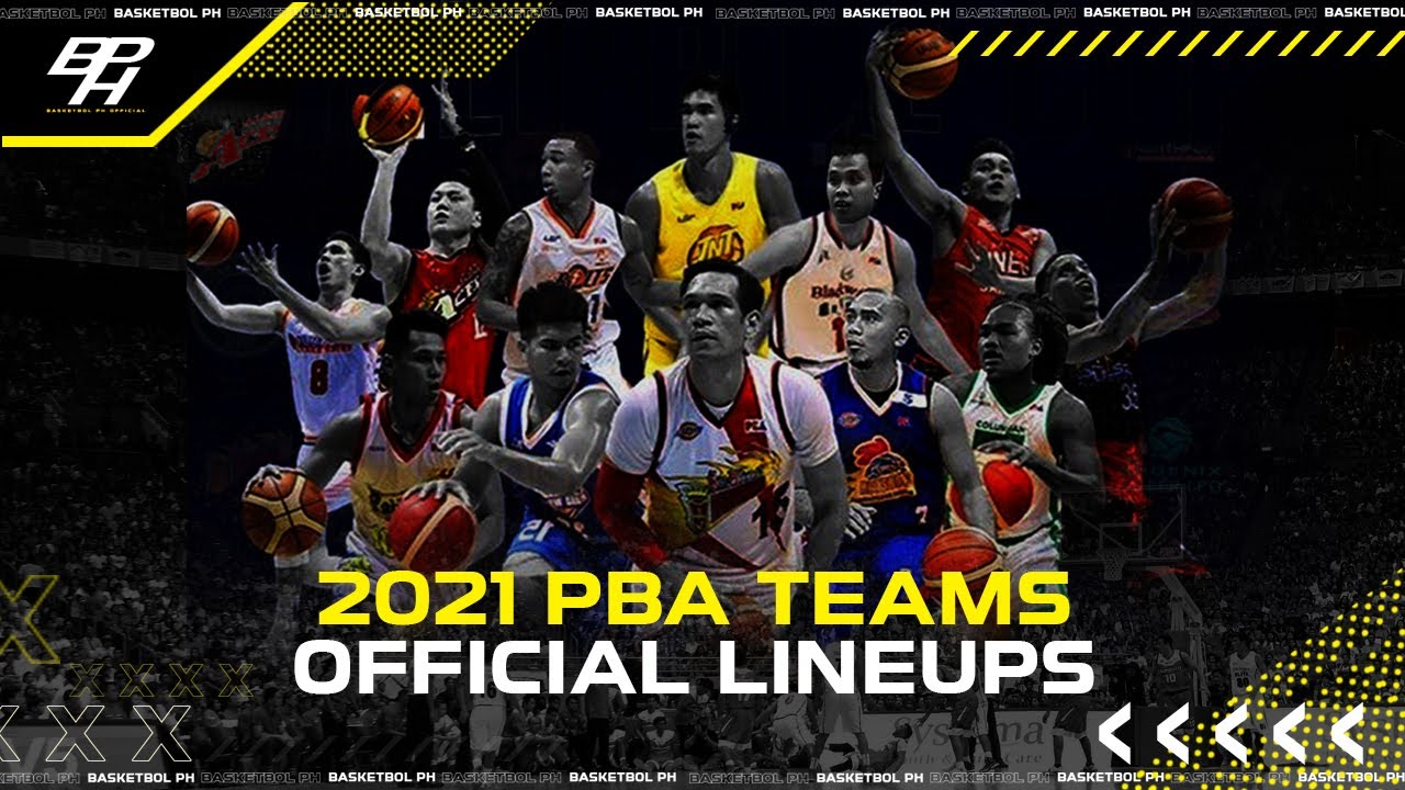 PBA Teams' Official Lineups for 2021 PBA Season - YouTube