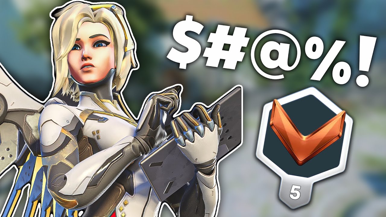 HARD STUCK BRONZE Mercy deals with trash talkers... | Spectating ...