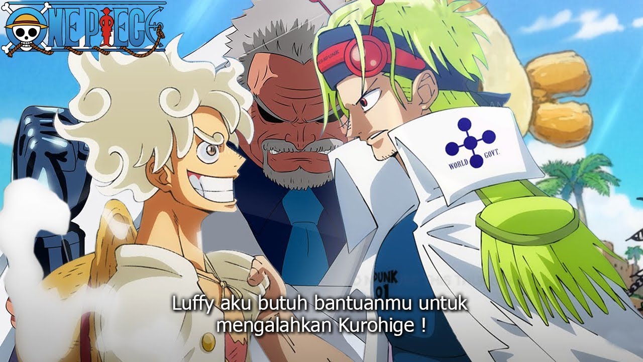 ONE PIECE 1062 ! AKHIRNYA PERTEMUAN GARP DAN LUFFY UNTUK MENYELAMATKAN ...