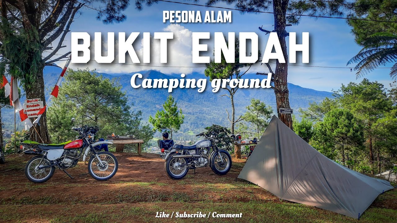 motor-camping-bukit-endah-camping-ground-honda-xl-125-vs-yamaha