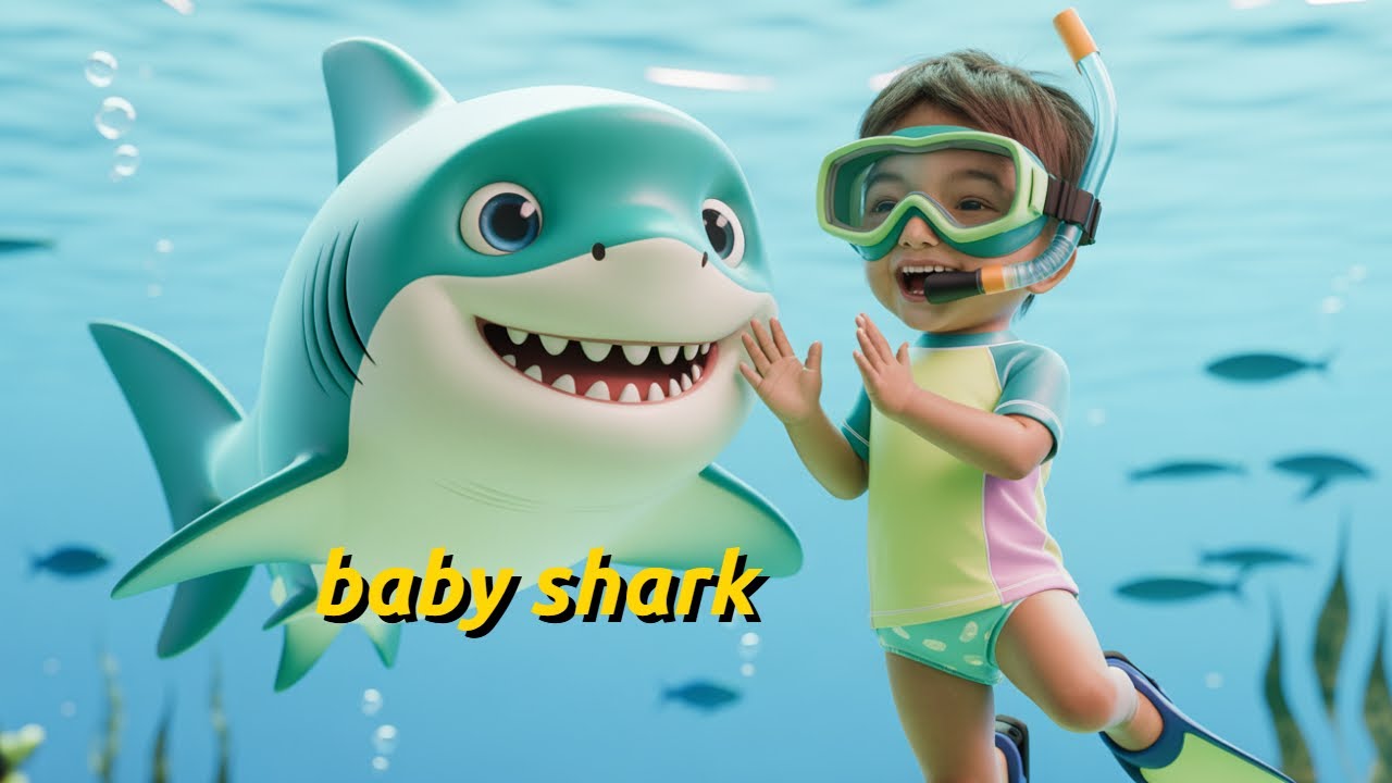 Baby Shark | 3D Cartoon Sing-Along | Ocean Dance for Preschoolers - YouTube