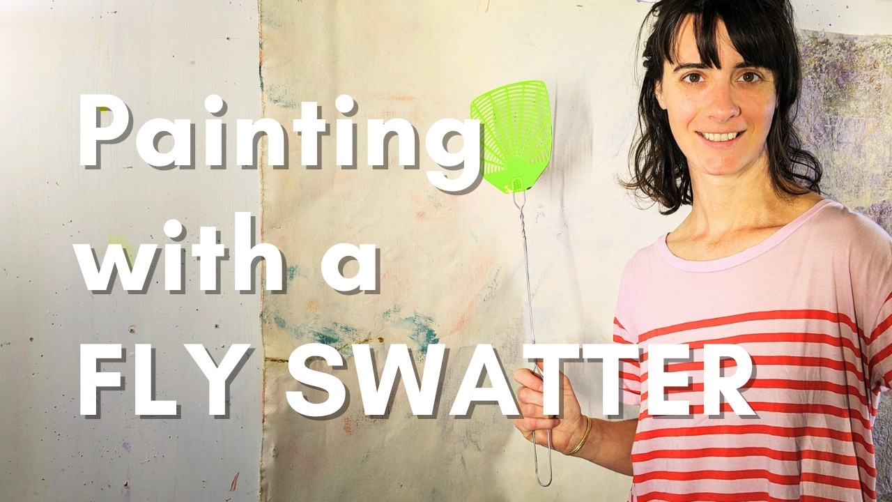 Unconventional Art: Painting with a Fly Swatter! - YouTube