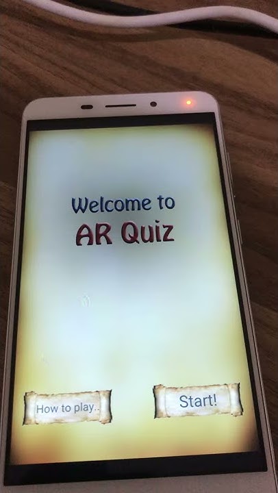 My AR Quiz - YouTube
