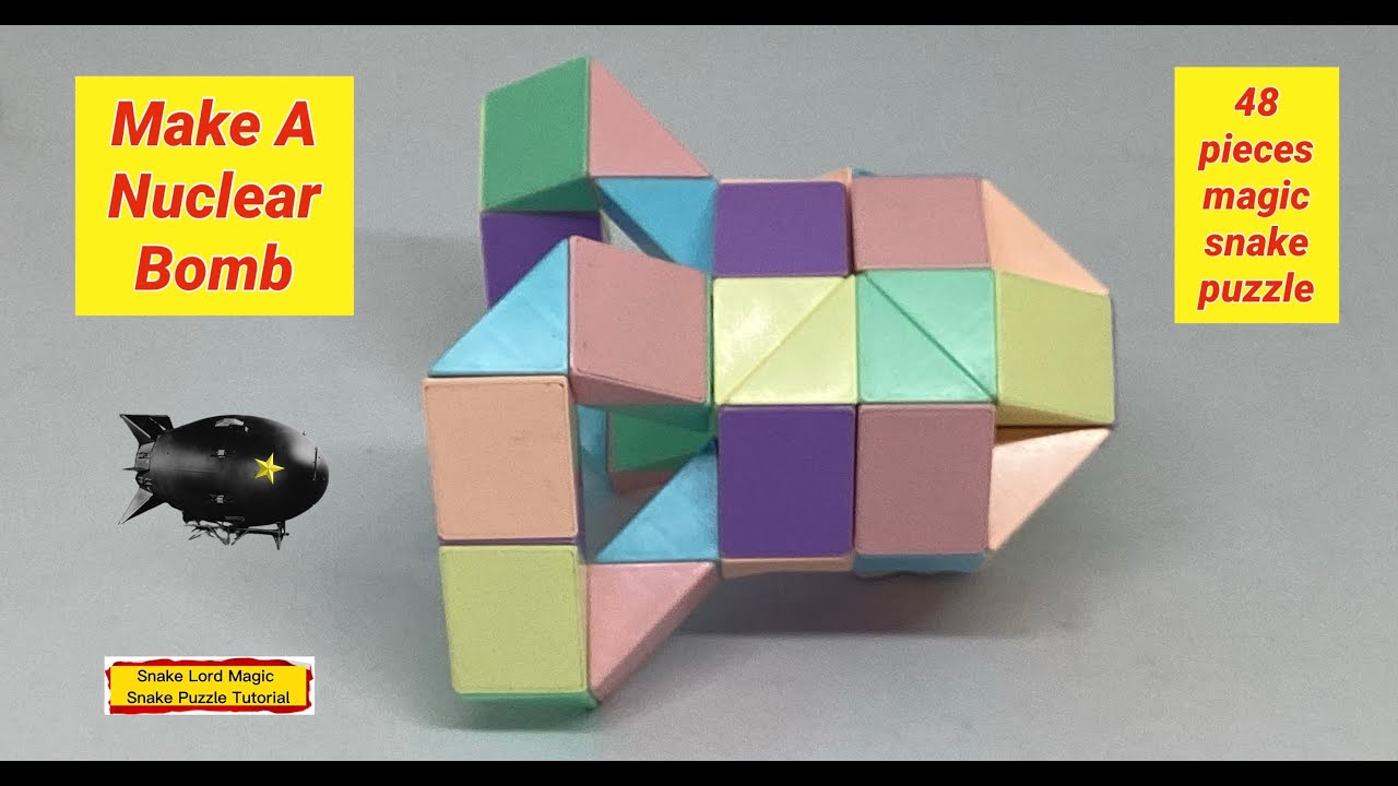 Make A Nuclear Bomb - 48 Pieces Magic Snake Puzzle ...