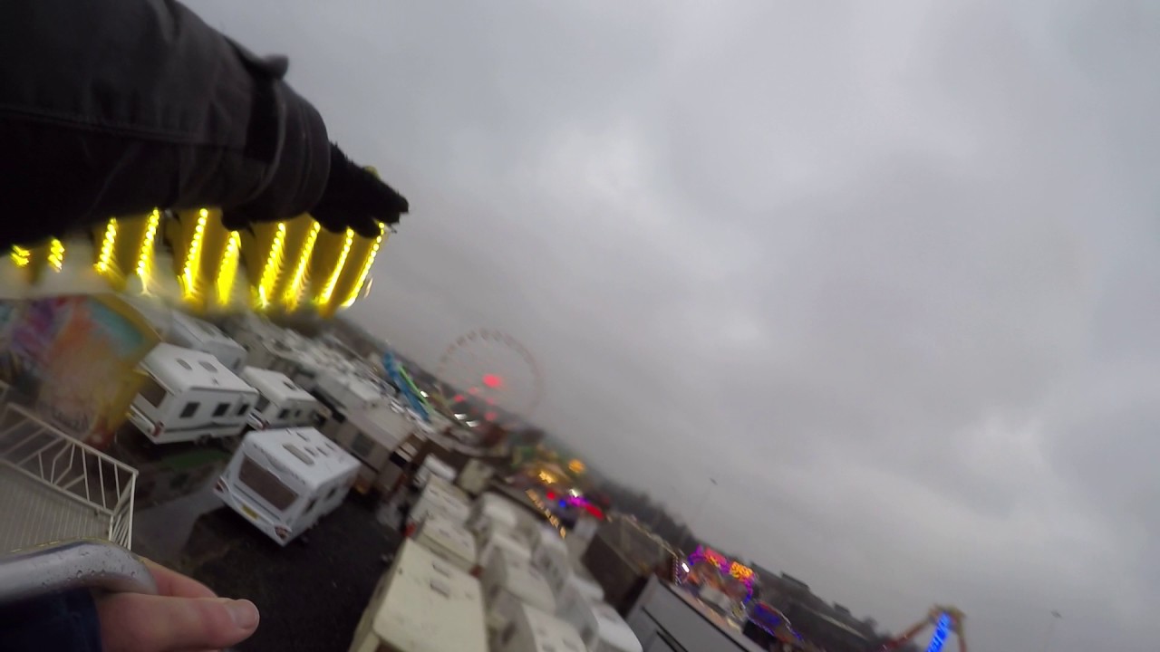 WHITELEGGS TOP SCAN (onride) at Leeds Valentines fair 12/2/2017 - YouTube