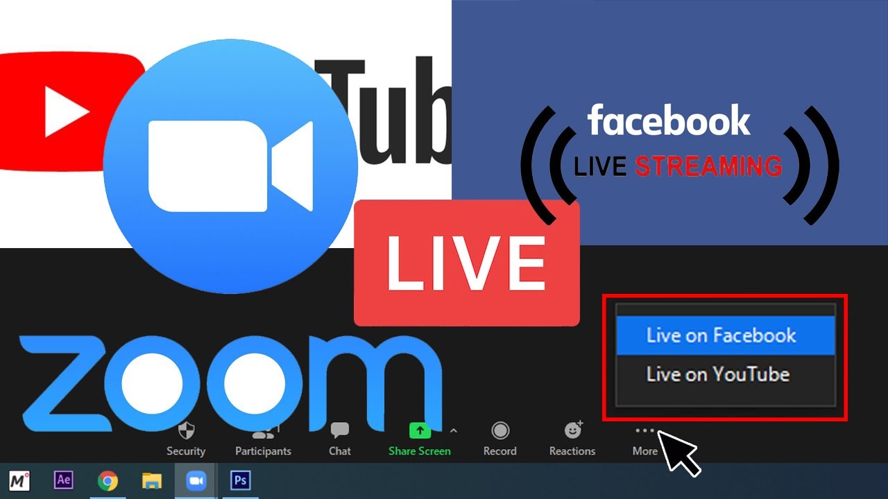 Going Live With Zoom On Facebook || Setting Up Zoom for Stream Live ...