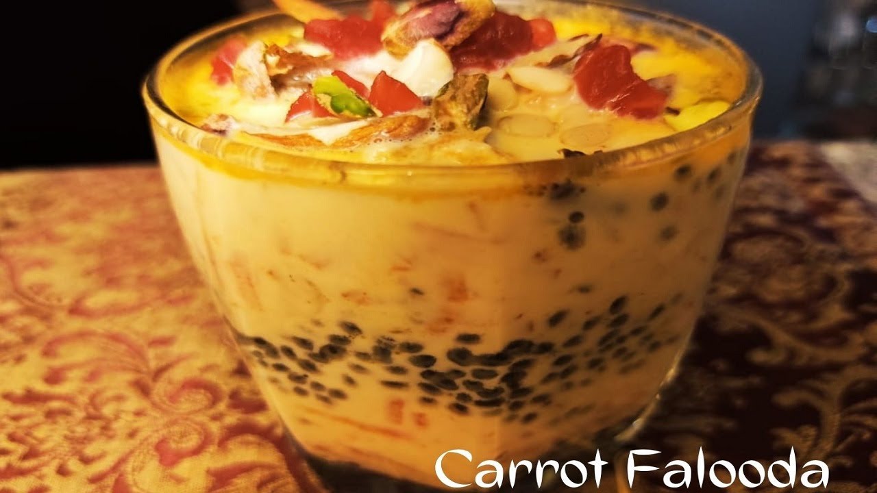 Carrot Falooda | Carrot Faluda Recipe - YouTube