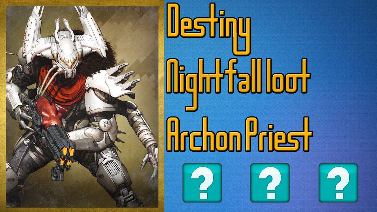 Destiny Ps3 | Nightfall Loot | Archon Priest - YouTube