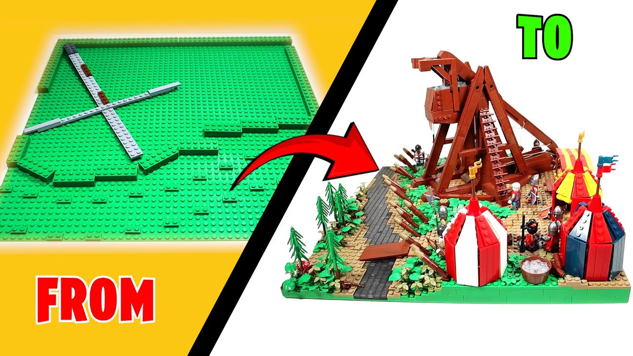 Lego Siege Camp MOC - FULL Time-Lapse Build | +Giveaway! - YouTube