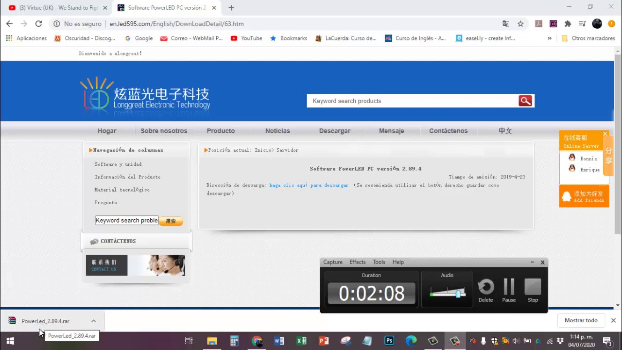 descarga power led version 2 89 4 - YouTube
