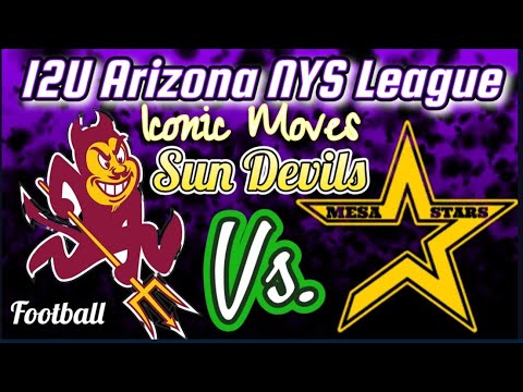 Spring Tackle Football 12U Arizona NYS League Mesa Stars vs. Sun Devils ...