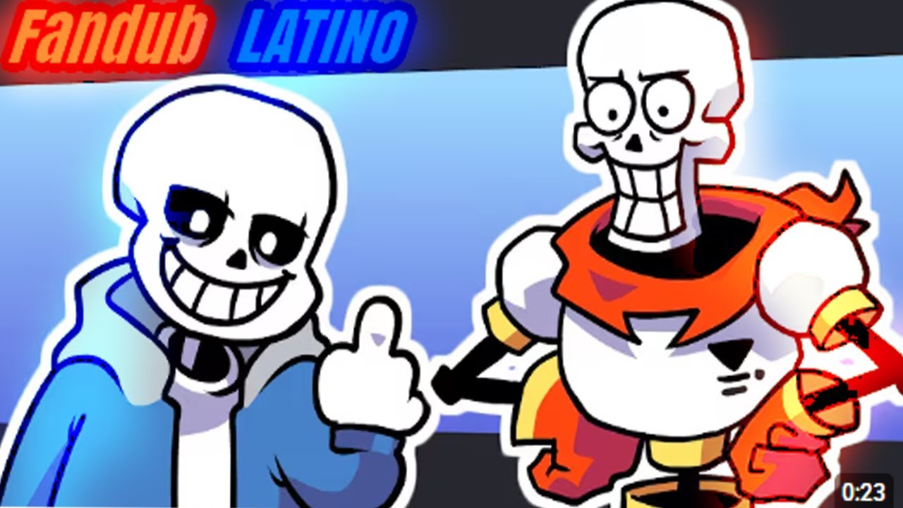 Sans Flips Off Undertale Animation Dub Latino - YouTube