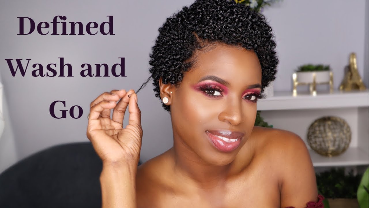 Defined Wash And Go Natural Hair Youtube