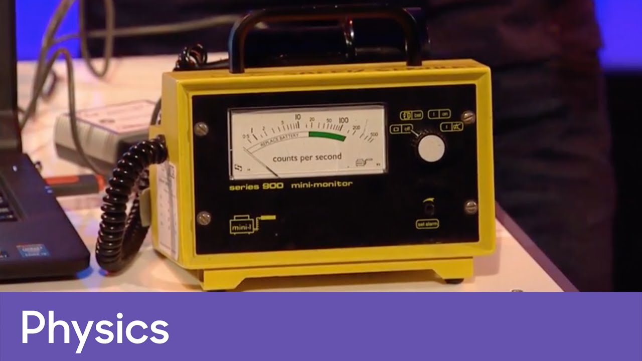Demonstrating radiation detectors | Physics - How to Survive in Space ...