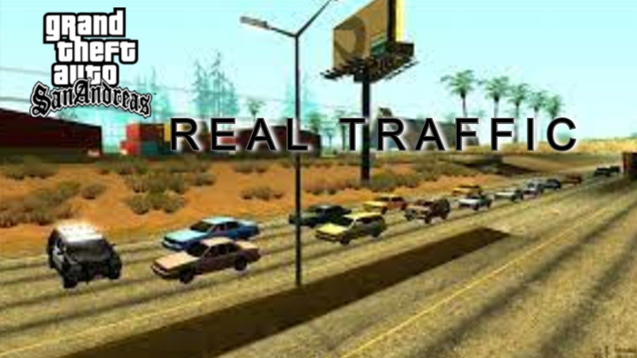 GTA San Andreas Realistic Traffic mod V 3.0 | TTW-MG - YouTube