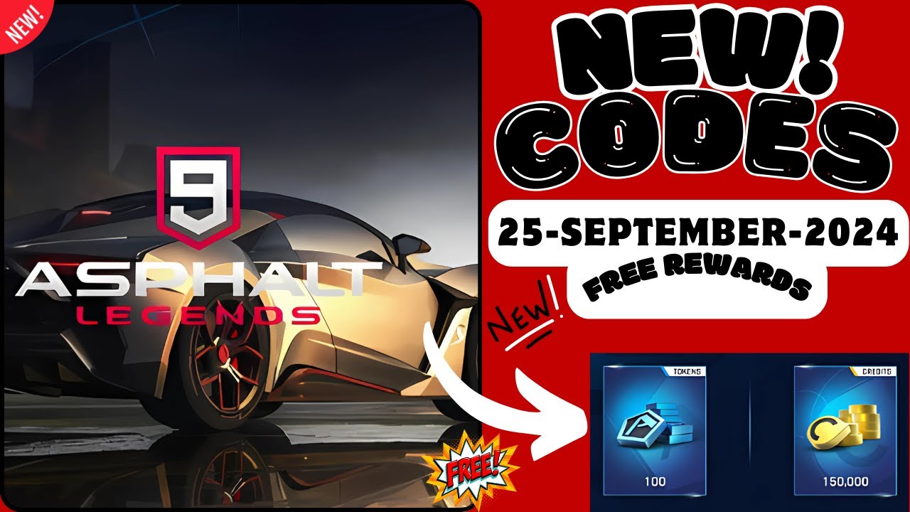 ASPHALT LEGENDS UNITE CODES 🆓🎁 LIMITED TIME REDEEM CODE ASPHALT 9 - YouTube