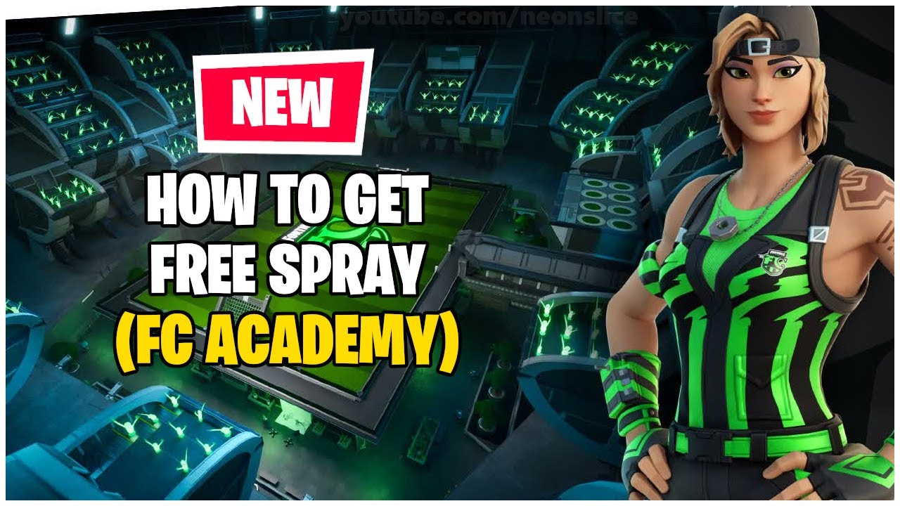 *NEW* Fortnite FFC Skins & How To Get FREE Spray in FORTNITE FC ACADEMY ...