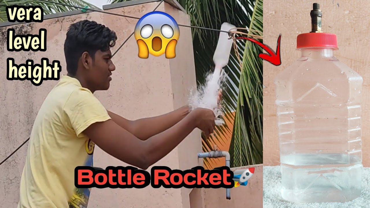 Plastic Canல ராக்கேட் செய்யலாமா | Water Bottle Rocket🚀 | Paul thoughts #bottlerocket#experiment# ...