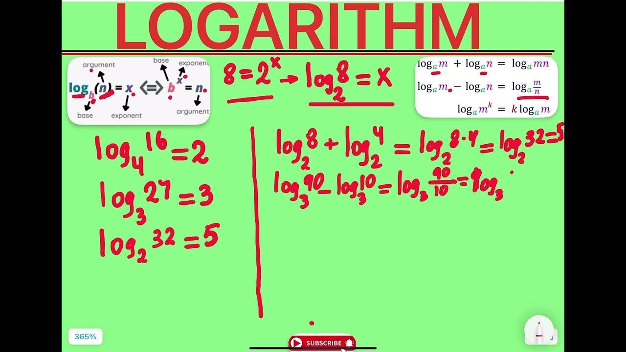 LOGARITHM - YouTube