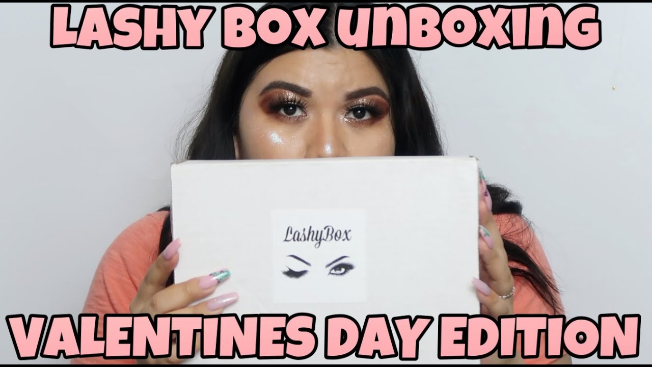 Lashy Box Valentines Day Box Unboxing! - YouTube