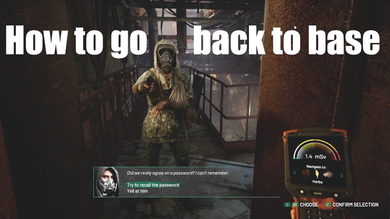 Chernobylite How to go back to base - YouTube