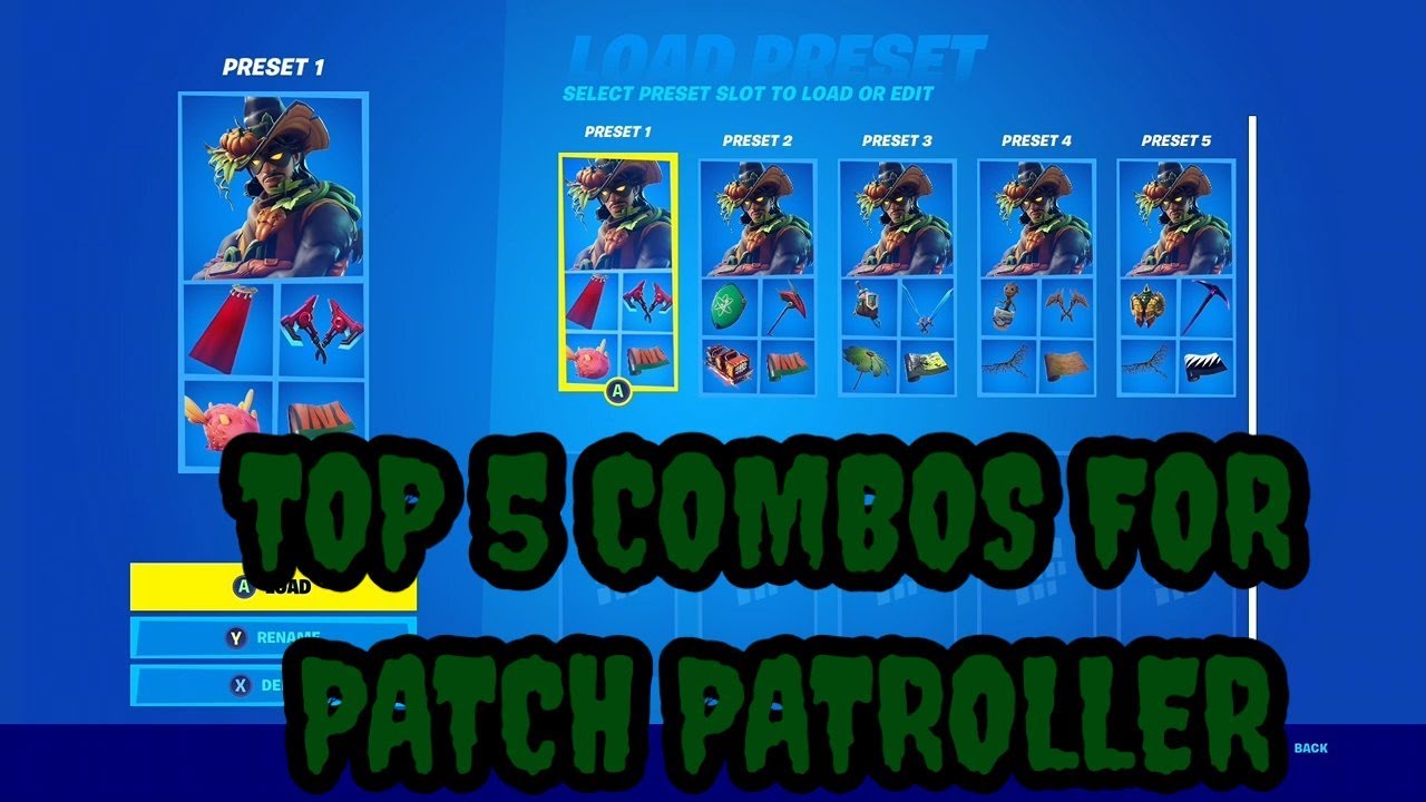 Top 5 BEST Combos For PATCH PATROLLER - YouTube