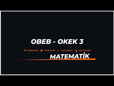 🟧  OBEB - OKEK 3 (TYT - AYT - KPSS - ALES - DGS)