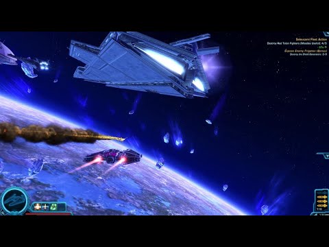 SWTOR Sith Space Combat - Operation Echo Quake Part 2: Saleucami Fleet ...