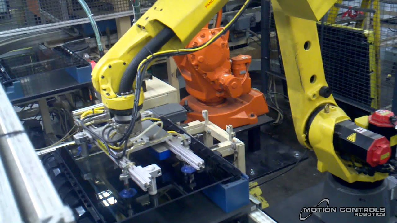 FANUC M20iA assembly - YouTube