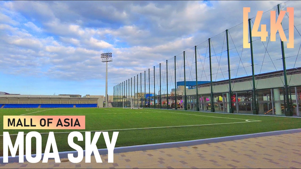 Mall of Asia MOA SKY and Football Field is Now Open - YouTube