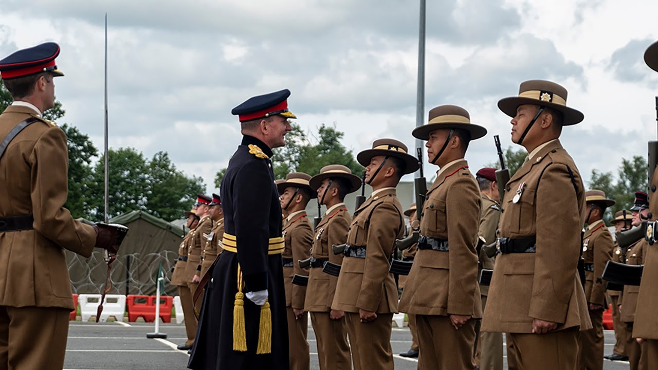 Gurkha ARRC Support Battalion - Redesignation parade - 5th July 2021 ...