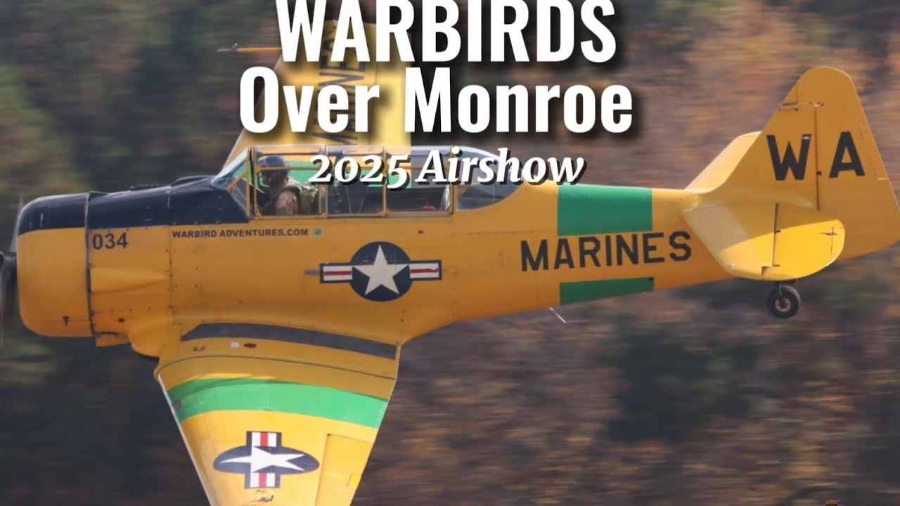 Warbirds Over Monroe 2025 Airshow | Full Montage - YouTube